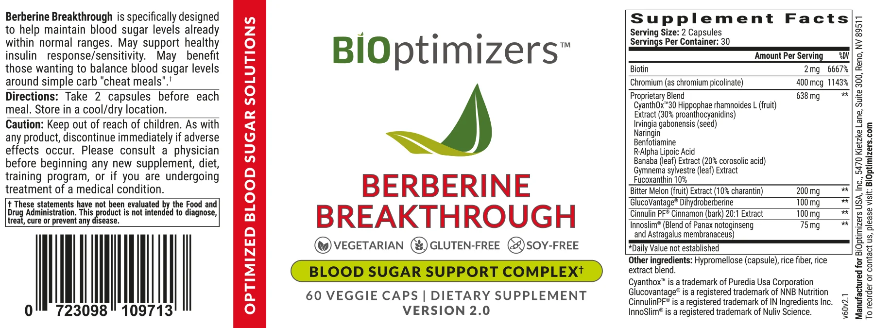 Berberine Breakthrough | Bioptimizers